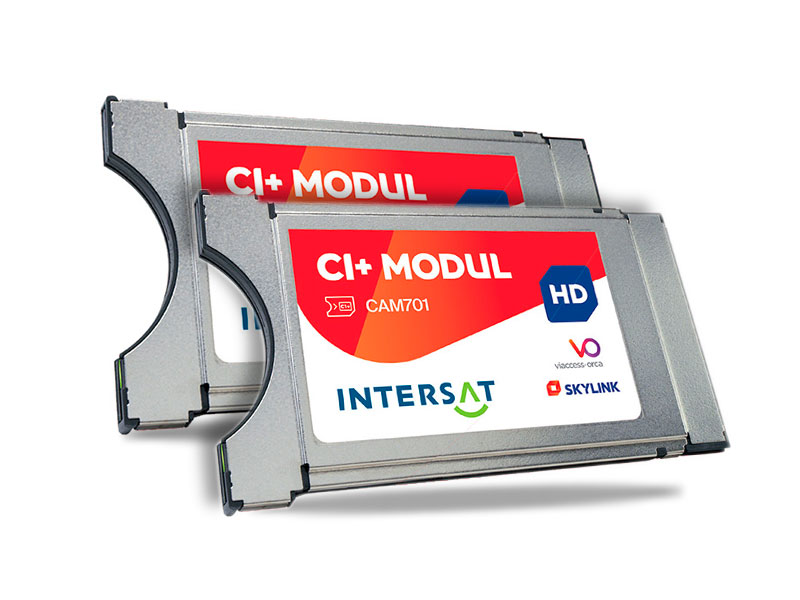 Satelitní komplet pro 2 TV s CA modulem 701 | Skylink